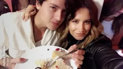 ashley tisdale dan cole sprouse reuni snapchat