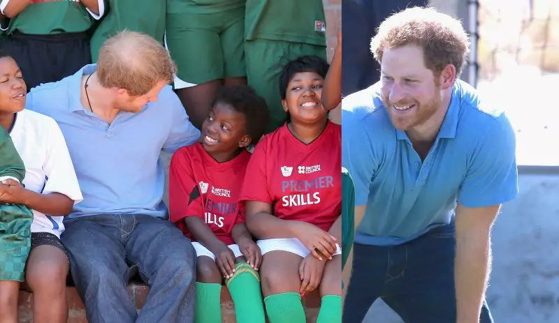 UPrince Harry wenza izinwele zibe zincane ngo-2015