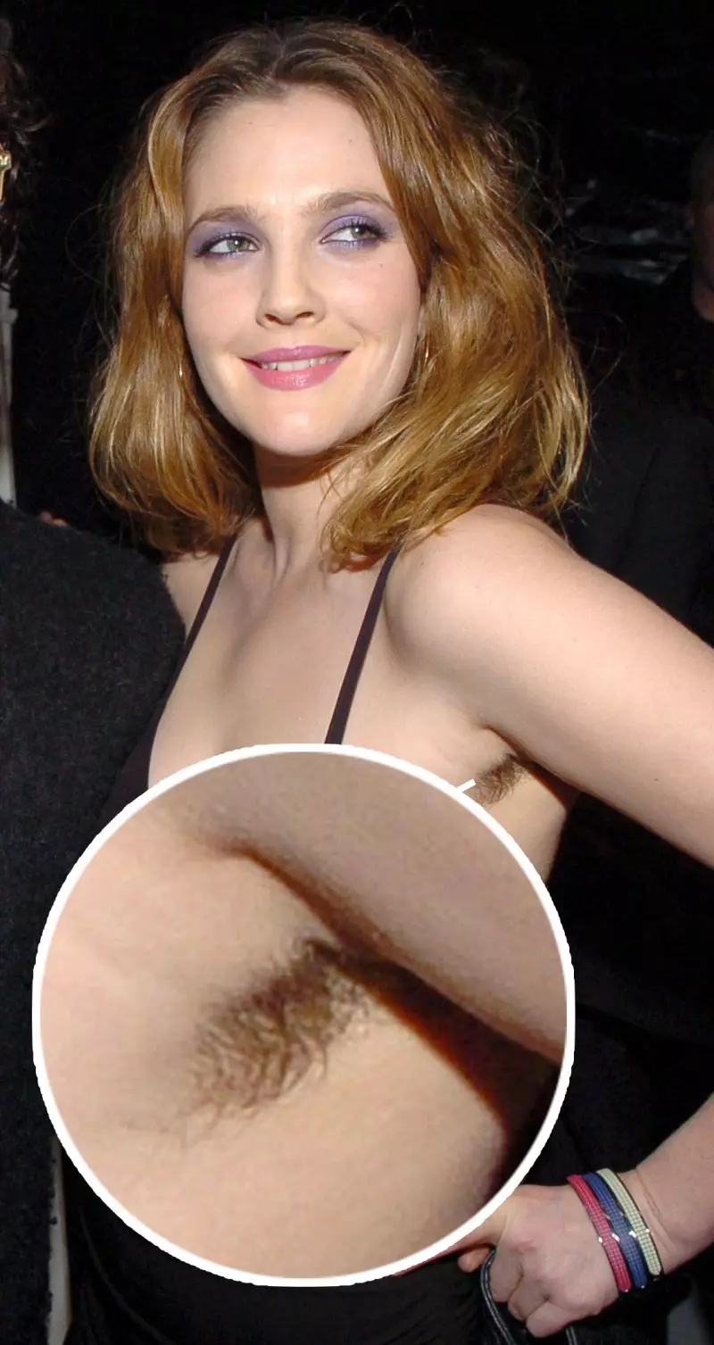 Drew barrymore hairy