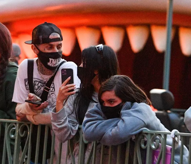 Kourtney Kardashian, Travis Barker, Kids Go to Disney: Photos 4