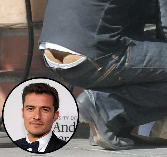 Orlando bloom wardrobe malfunction