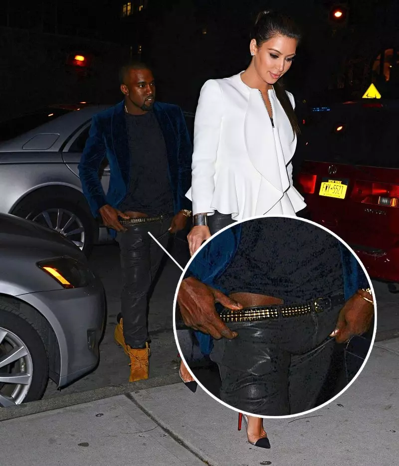 Kanye wardrobe malfunction