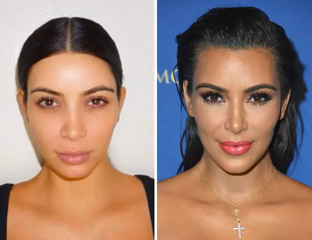 Kim kardashian nta maquillage