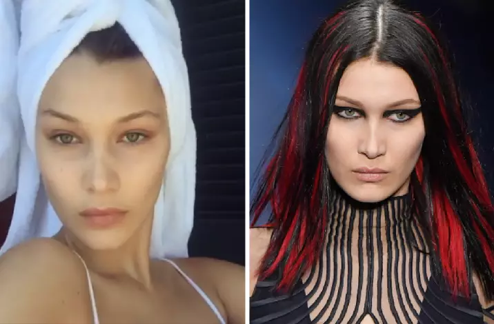 Bella hadid nta maquillage