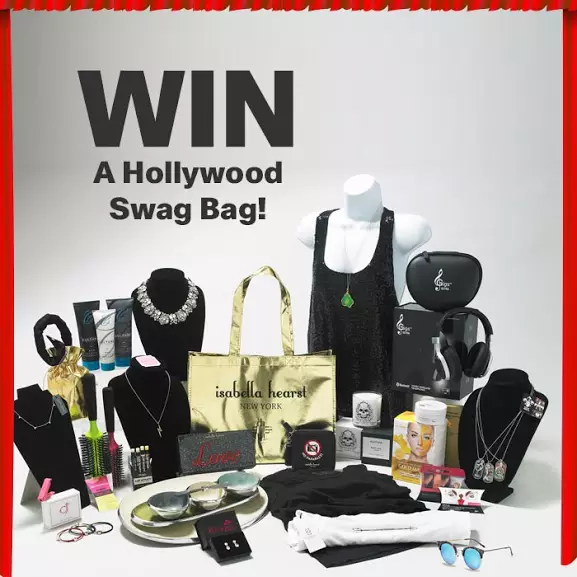 Hollywood swag bag giveaway sosyal