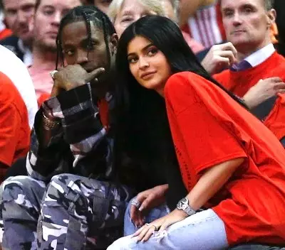 kylie jenner travis scott imágenes getty