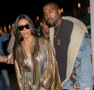 Kim Kardashian Kanye West Getty irudiak