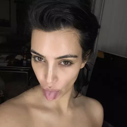 Kim Kardashian utan smink 2