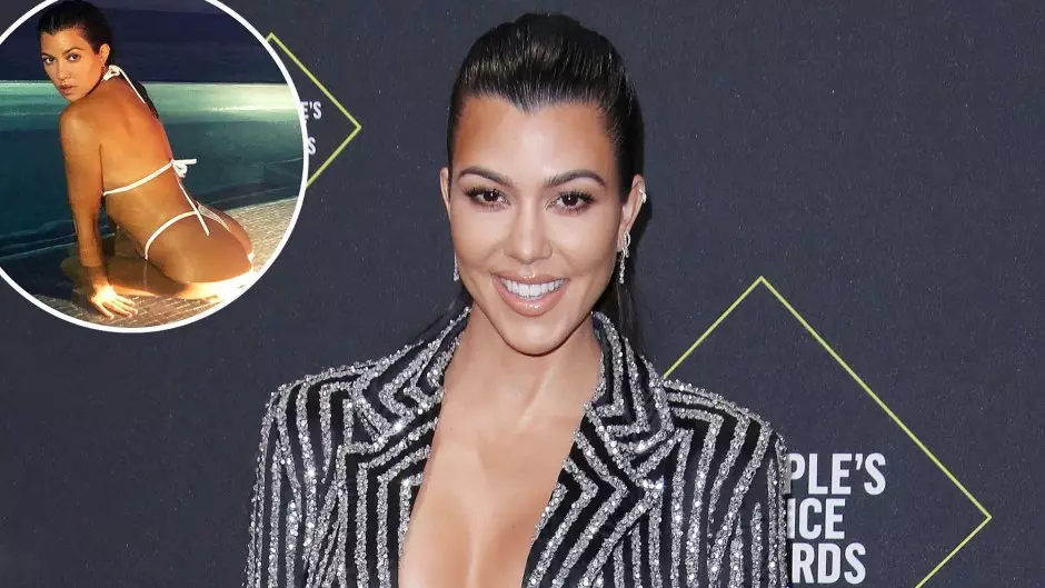 Kourtney Kardashian Asangira Amabanga ya Fitness Nigute Wabona Rounder Booty