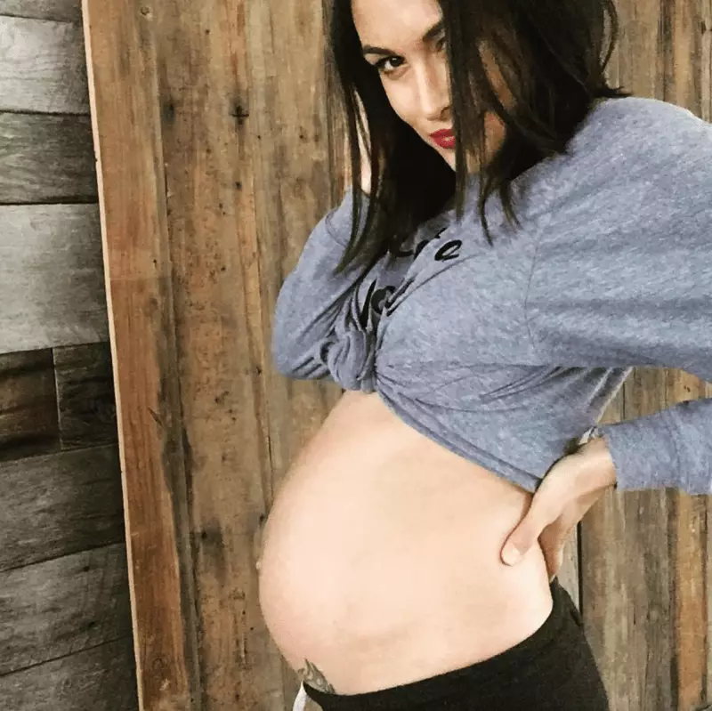 Brie bella enceinte de 23 semaines