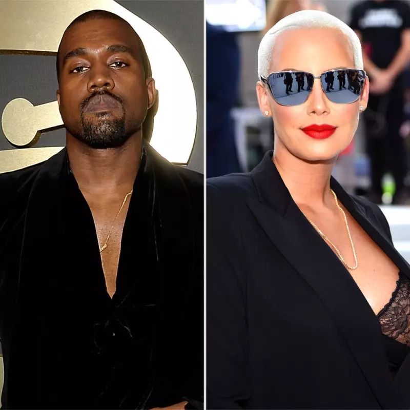 Kanye west amber rose