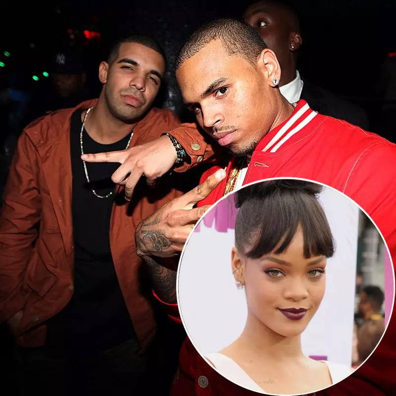 Drake chris brown rihanna