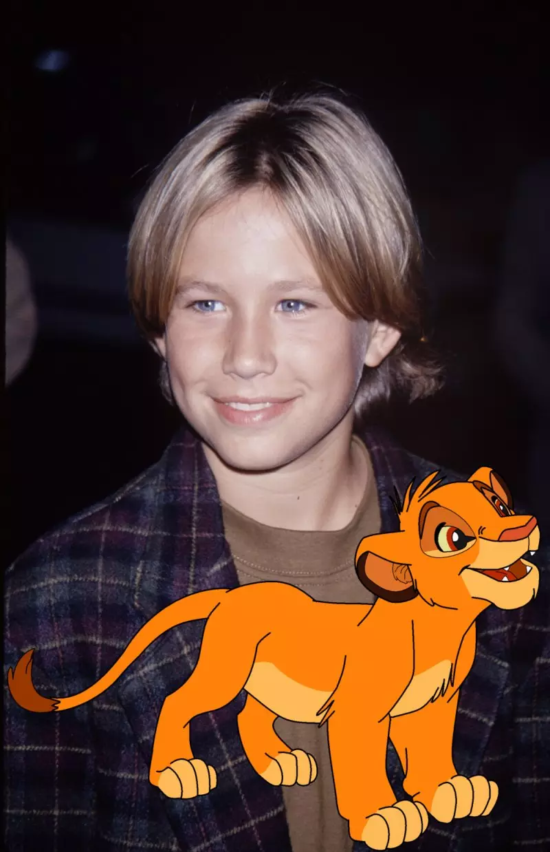 Hlasy postavy levieho kráľa Jonathan Taylor thomas Simba 1