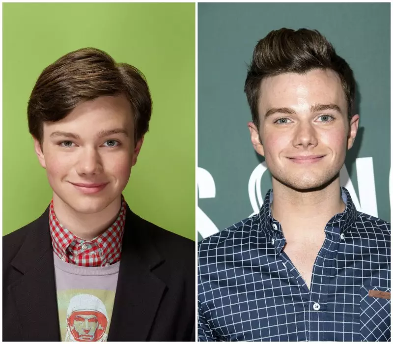 Chris colfer vui mừng