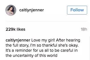 Caitlyn jenner kim kardashian reaksi
