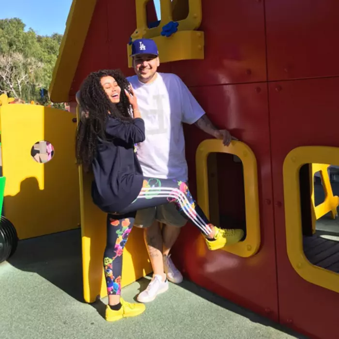 Rob Kardashian Blac China Legoland