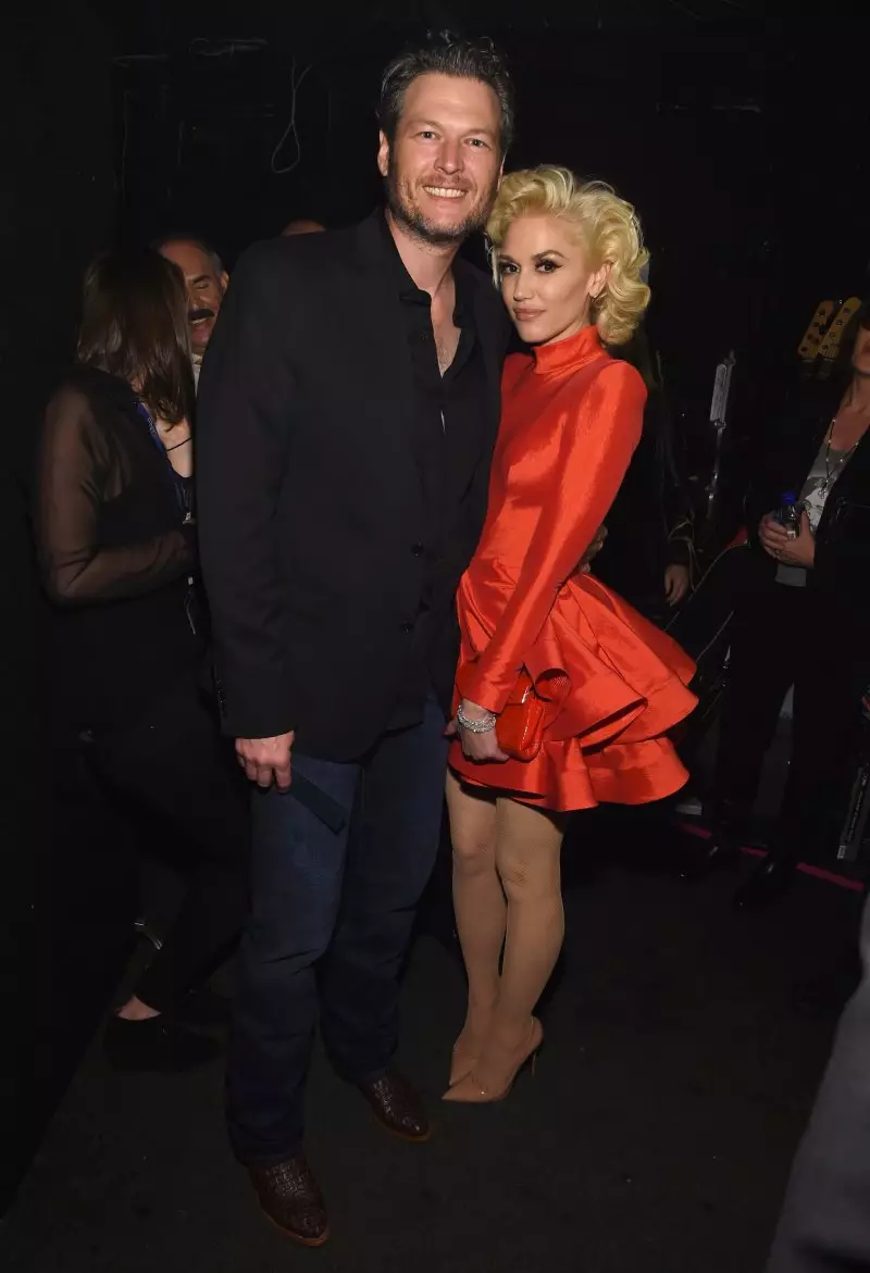 Gwen Stefani Blake Shelton Grammys 1