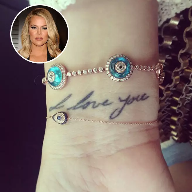 Khloe kardashian tattoo wuyan hannu