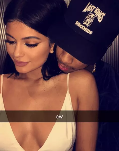 UKylie jennr tyga pda snapchat 1