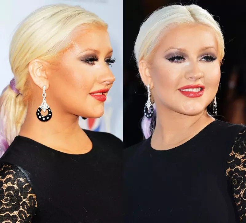 Christina Aguilera grims