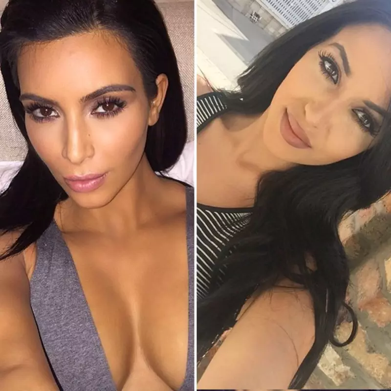 Kim Kardashian lookalike 1