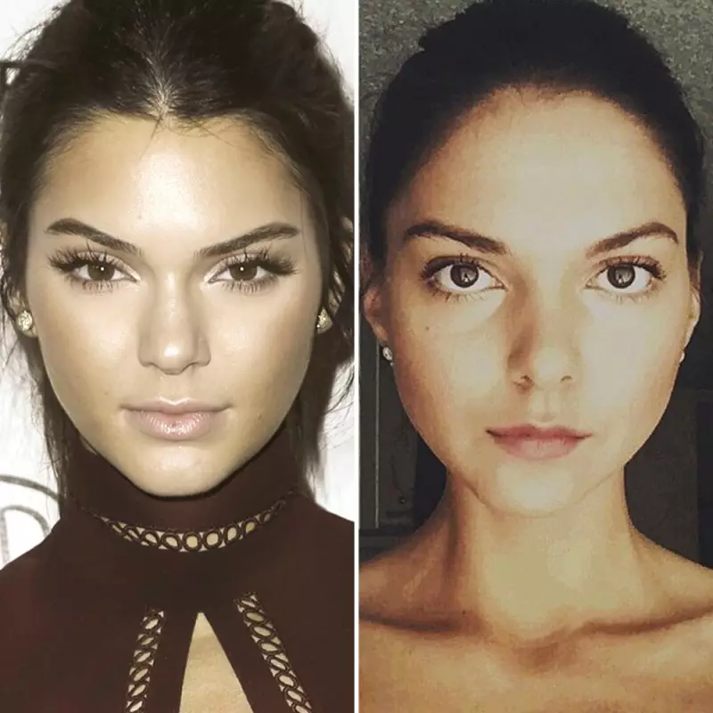 Kendall jenner နှင့်တူသည်။