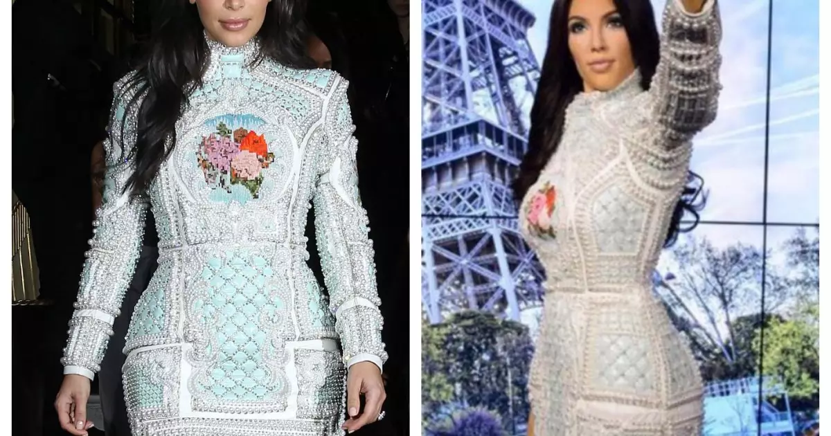 Vypadá tato vosková figurína jako Kim Kardashian ... Nebo vypadá Kim Kardashian jen jako vosková figurína? - Život a styl