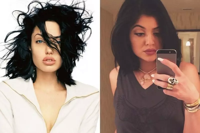 Kylie jenner transformation angelina jolie Iulai 2014