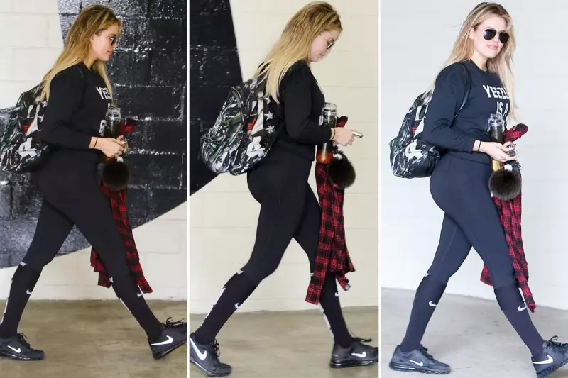 Khloe kardashian claochlú butt meitheamh 2015