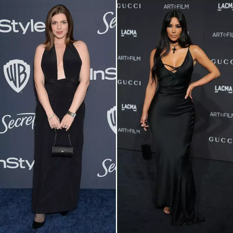 Julia Fox copia lo stile di Kim Kardashian