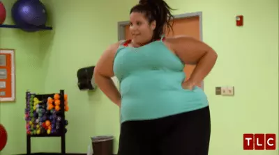 gorda dançando reality show