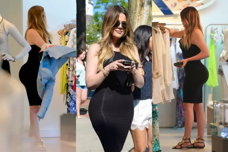 Khloe Kardashian butt June 2014