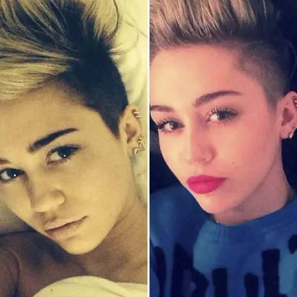 Miley Cyrus mingħajr għamla