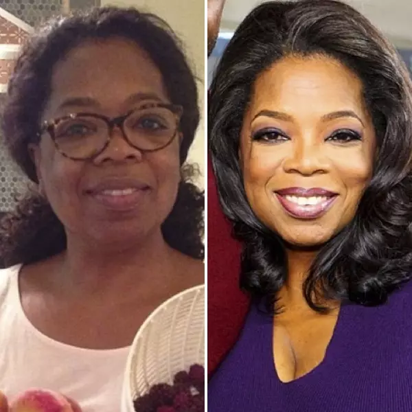 Oprah Winfrey senza trucco