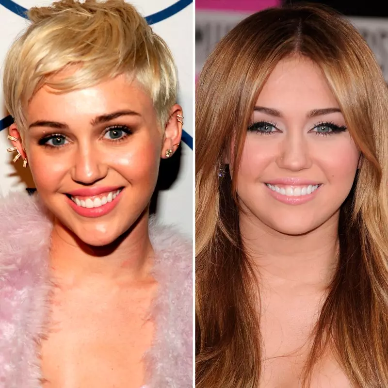 Miley Cyrus s kratkimi lasmi