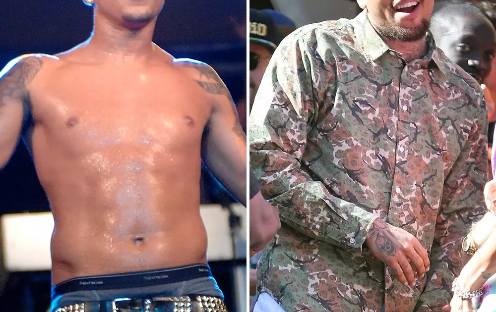 Chris Brown schaamt zich voor 35-pond gewichtstoename in de gevangenis - Life & Style