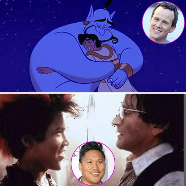 Den Aladdin an de Rufio soen Äddi fir hiren Genie a Pan, Robin Williams - Liewen & Stil