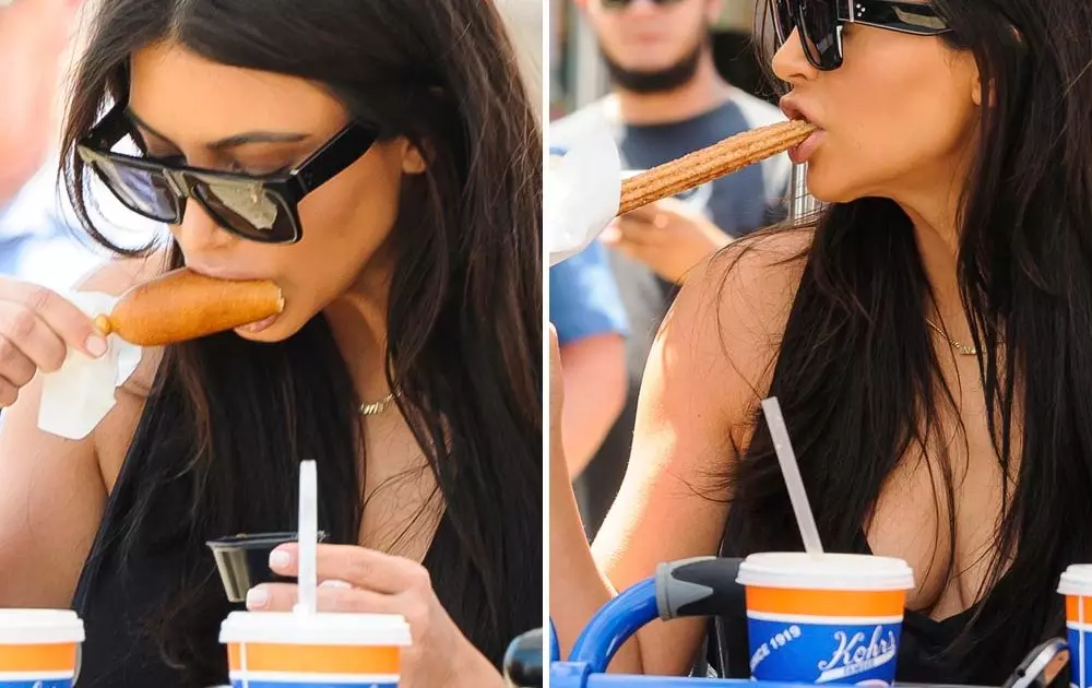 Dessa 9 bilder på Kardashians ätande kommer antingen att göra dig LOL eller göra dig helt ointressant - Life & Style