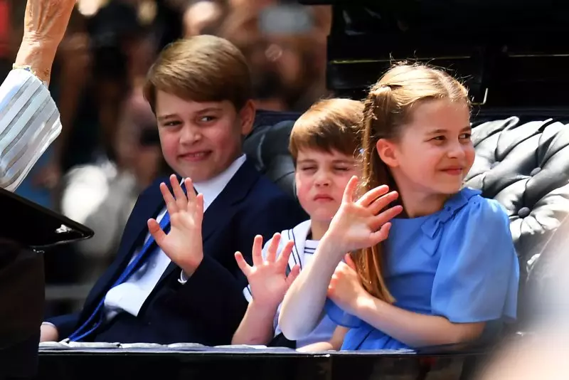Foto del Giubileo della Regina 2022: William, Kate e altri reali George Charlotte Louis