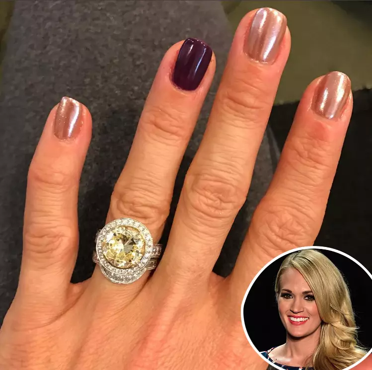 Carrie underwood engagement ring 2