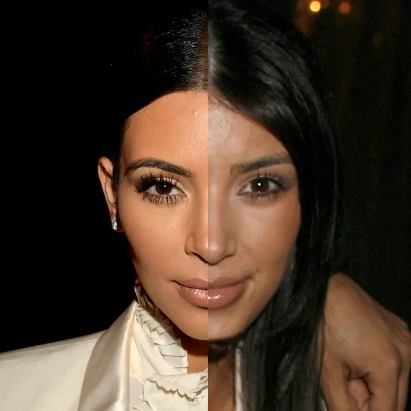 Kim Kardashian Gesiicht 1