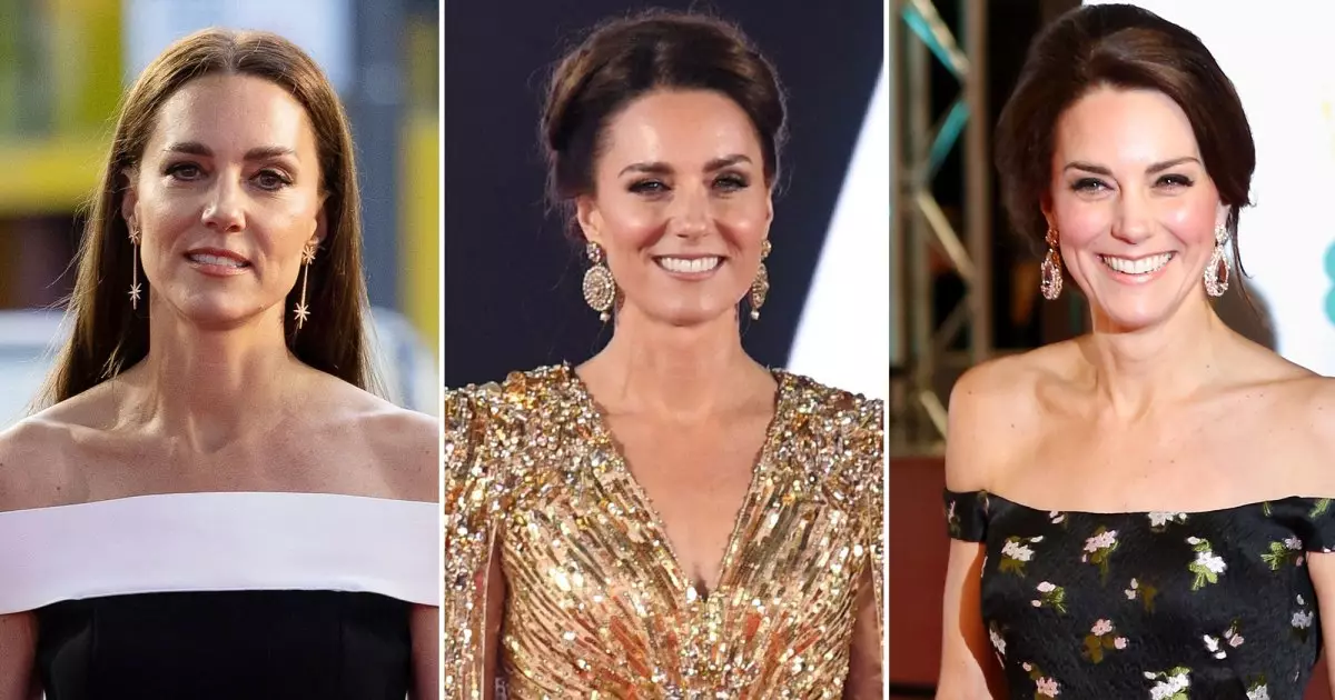 Kate Middletonning jasur qizil gilam liboslari: moda fotosuratlari