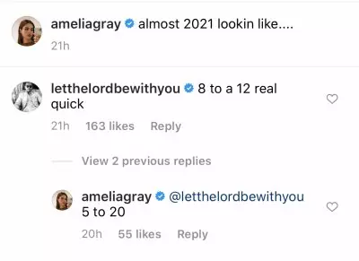 Scott Disick Flirt With Amelia Grey Hamlin trên Instagram