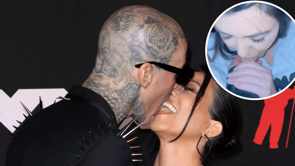 Kourtney Kardashian, Travis Barker's Weird PDA Moments: Photos