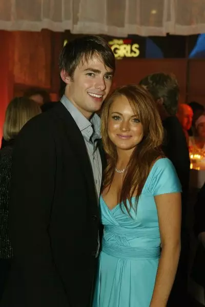 Jonathan Bennett e Lindsay Lohan em 2004