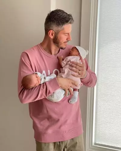 Arie Luyendyk Jr Lauren Burnham Twins Lux Senna