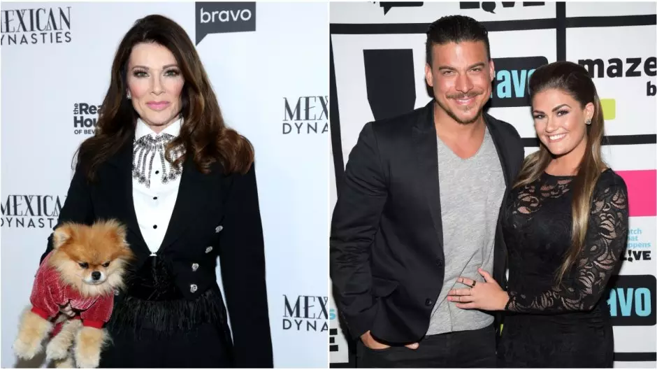 Lisa Vanderpump, Jax Taylor e Brittany Cartwright