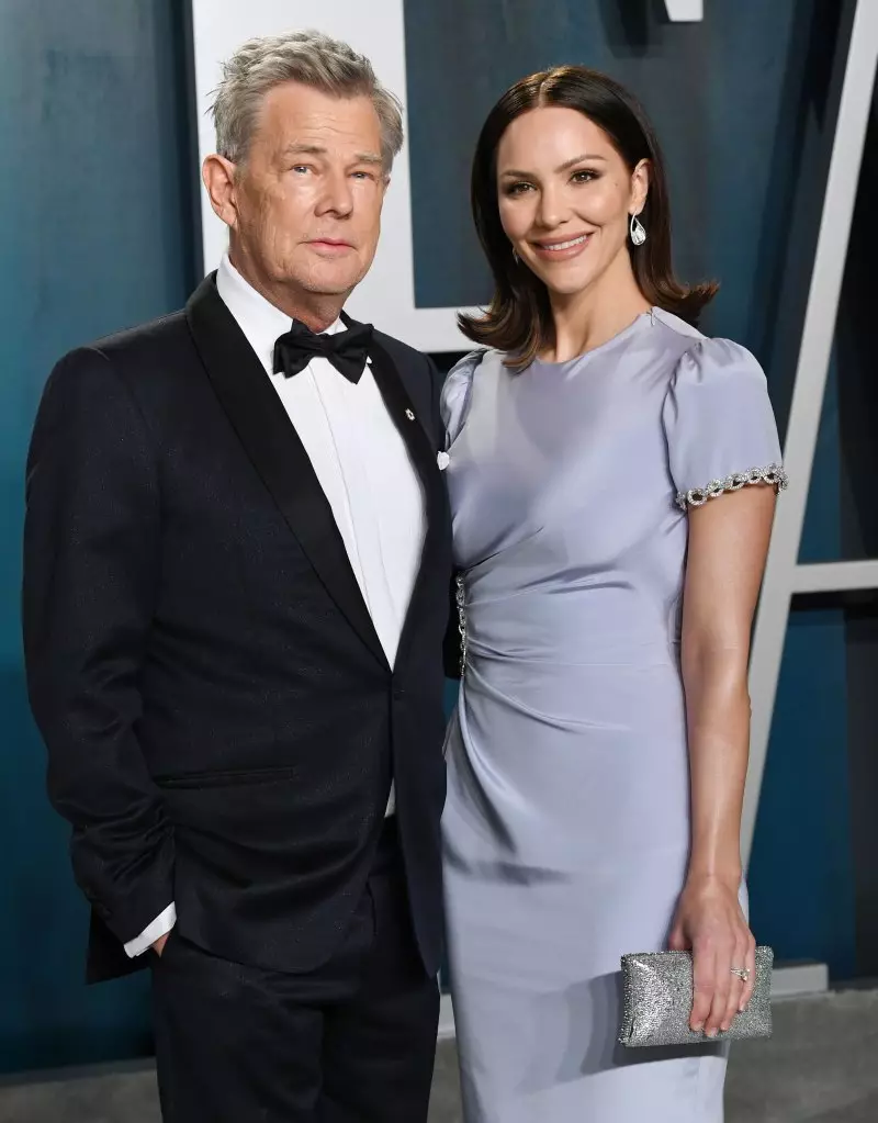 Katharine McPhee e o seu marido David Foster dan a luz un fillo benvido