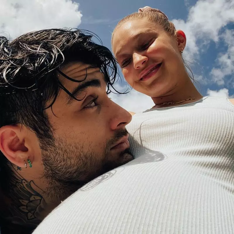 Gigi Hadid teilt nie zuvor gesehene Schwangerschaftsfotos mit Zayn Malik 2