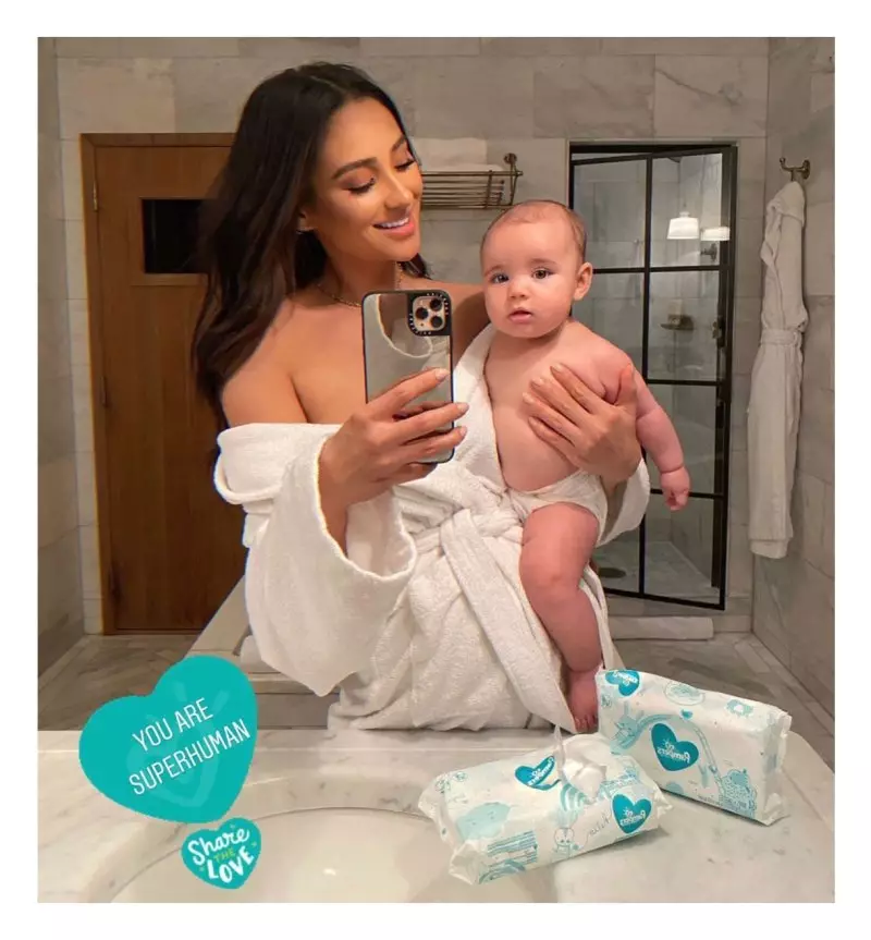 Shay Mitchell Daughter Atlas twò bèl pou mo Instagram